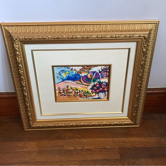 Zamy Steynovitz | Art | Angel Above Village By Zamy Steynovitz With Coa ...